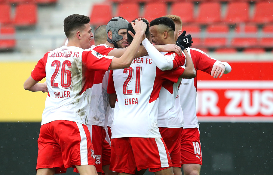 Hallescher FC setzt sich von den Abstiegsrängen ab – liga3-online.de